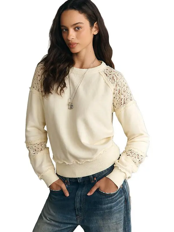 Wilt Round Neck Sweatshirt - Light Yellow