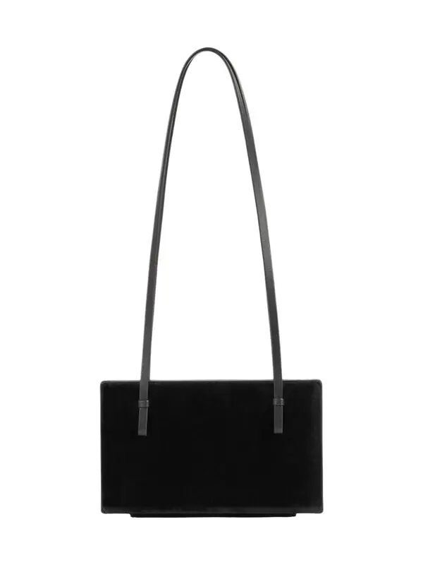 TOTEME Cocktail Velvet Box Bag - Black