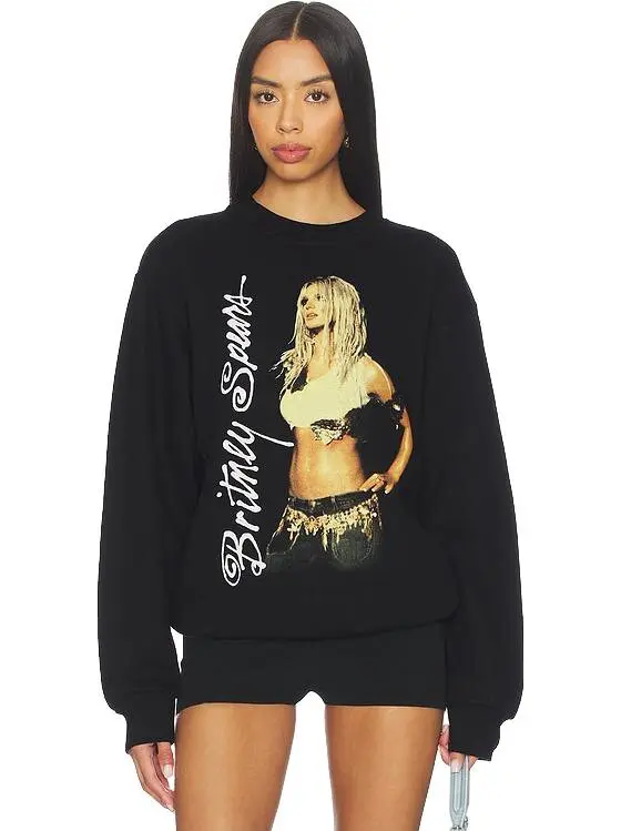 PHILCOS Britney Spears Fierce Sweatshirt - Black
