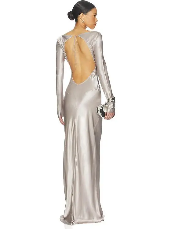 Anna October Margit Maxi Dress - Grey