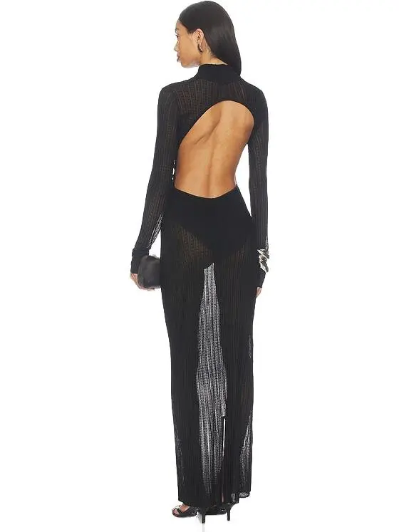 Nbd Pranjal Bodysuit Dress - Black