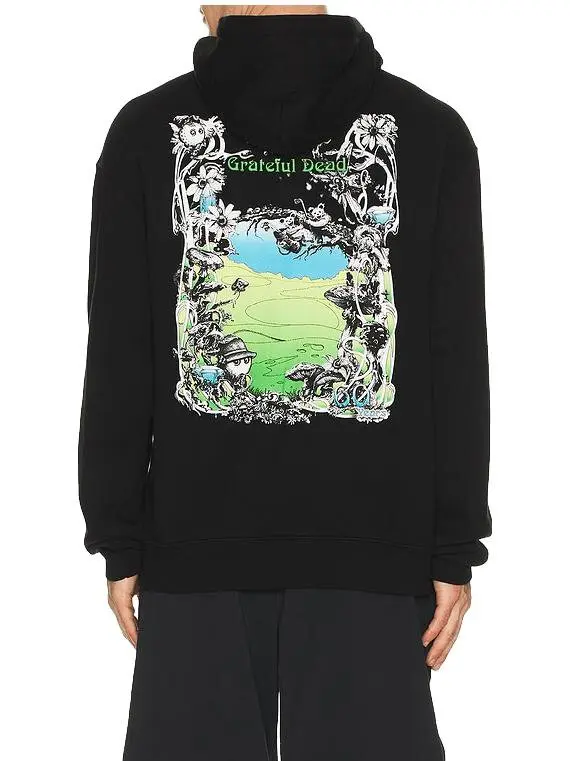MALBON X Grateful Dead Fleece Hoodie - Black