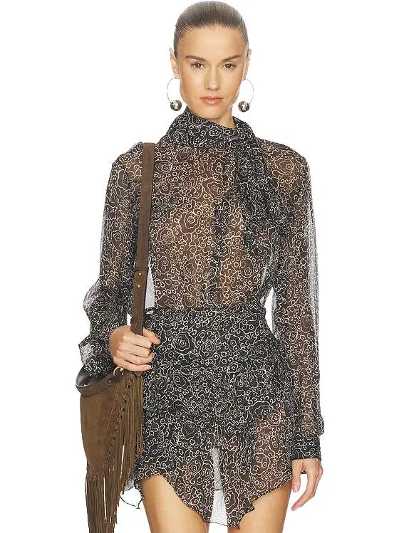 Isabel Marant Étoile Leona Top - Black