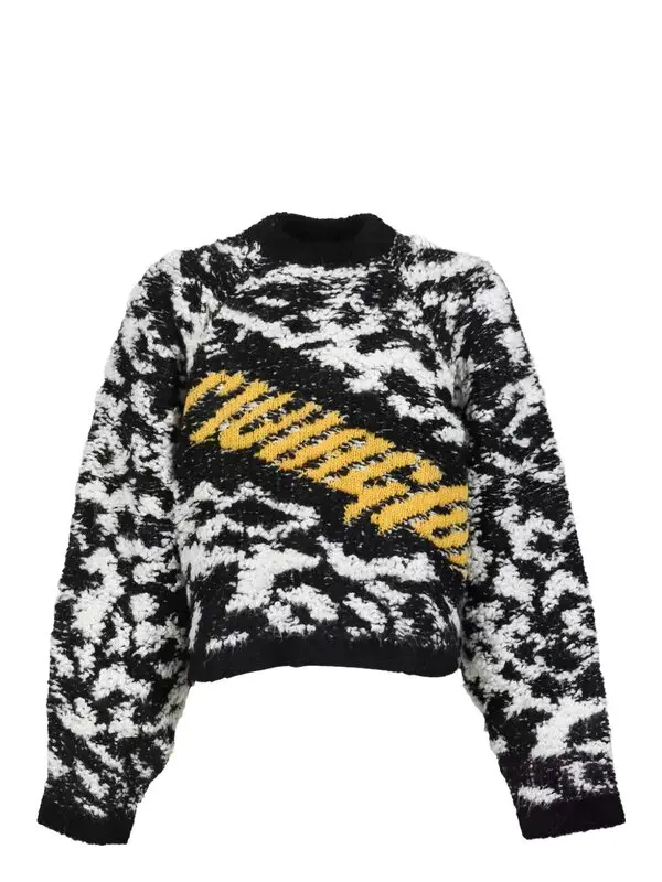 RRR123 Logo-embroidered Sweater - Black