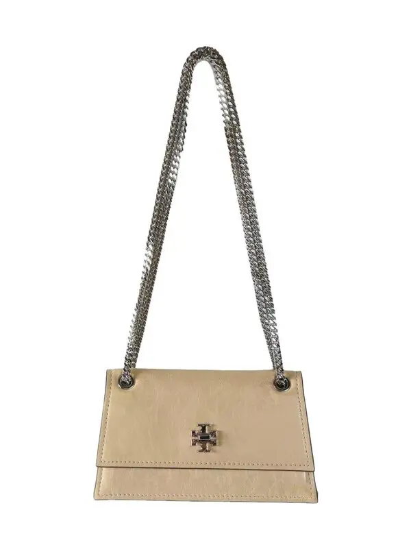 Tory Burch Chain Logo Shoulder Bag - Neutrals