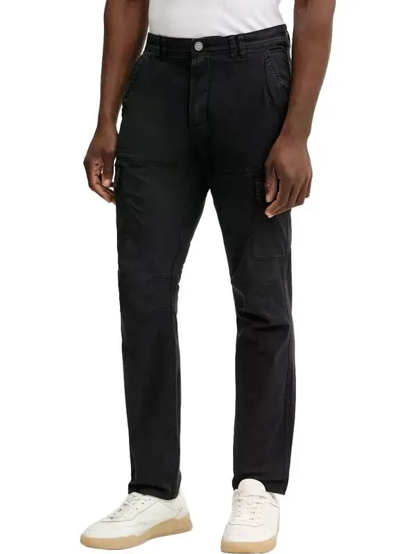 AERONAUTICA MILITARE Cargo-pocket Trousers - Black