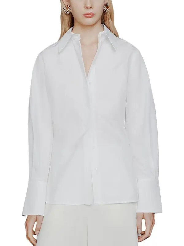 Marella Tie Cuff Shirt - Optical White