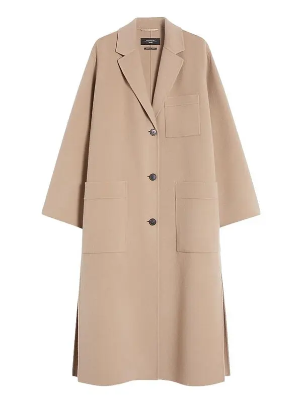 Max Mara Wkdgalosce Long Coat - Camel