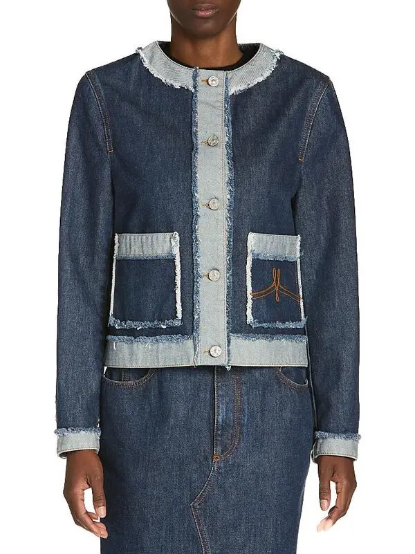 Marni Inside Out Denim Jacket - Blublack