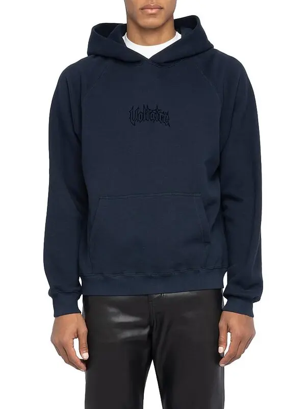 Zadig&Voltaire Georgio Snake Hoodie Sweatshirt - Encre