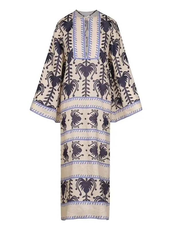 Johanna Ortiz Wild Savannah Tunic Dress - Off White