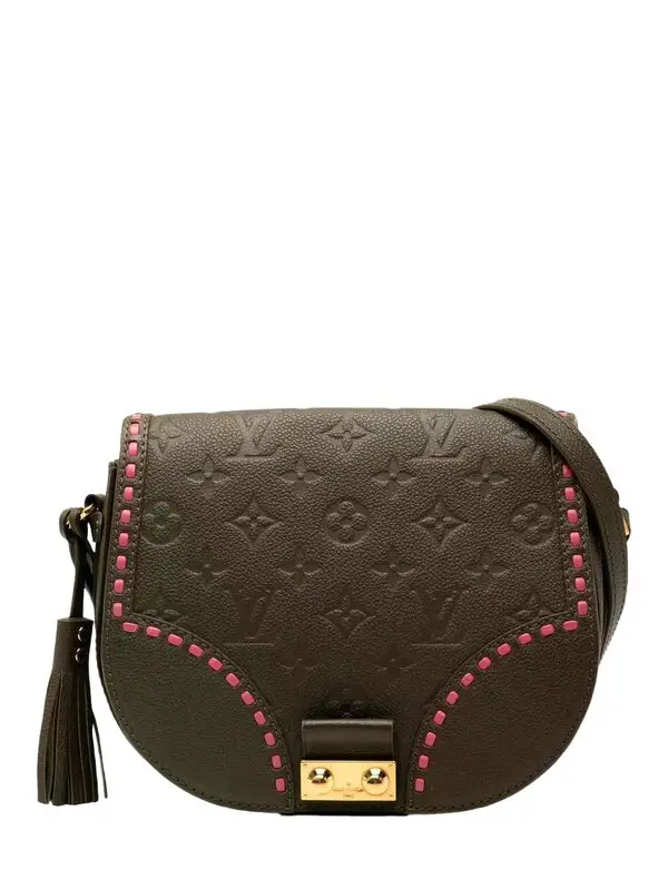 LOUIS VUITTON 2017 Monogram Empreinte Junot Crossbody Bag - Brown