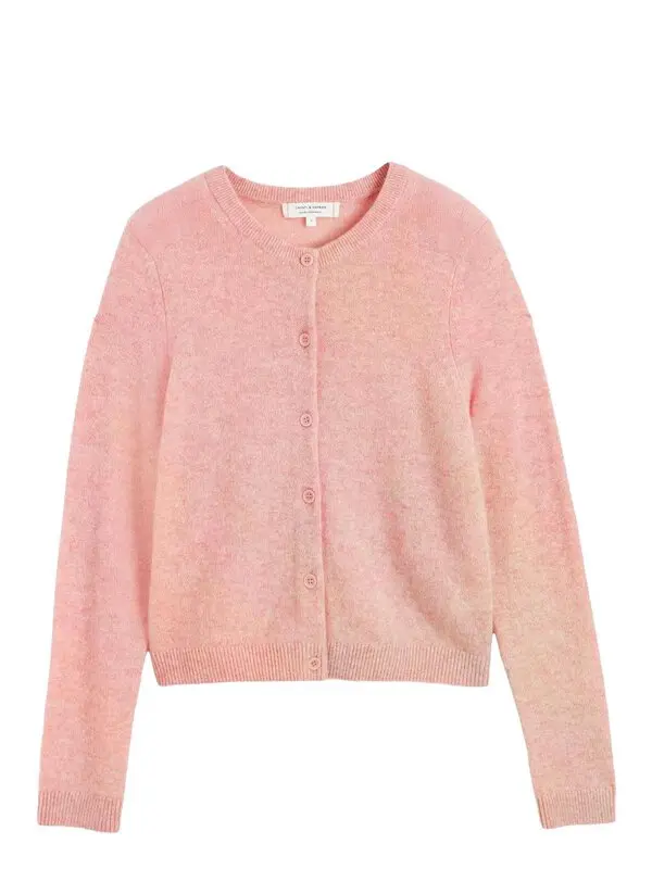 Chinti & Parker Button-up Cashmere Cardigan - Pink