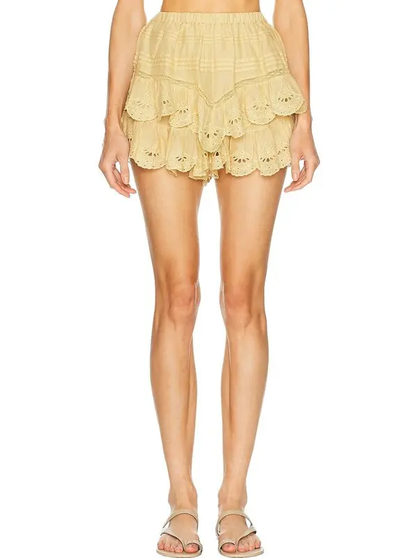 Isabel Marant Jocadia Skirt - Light Ochre