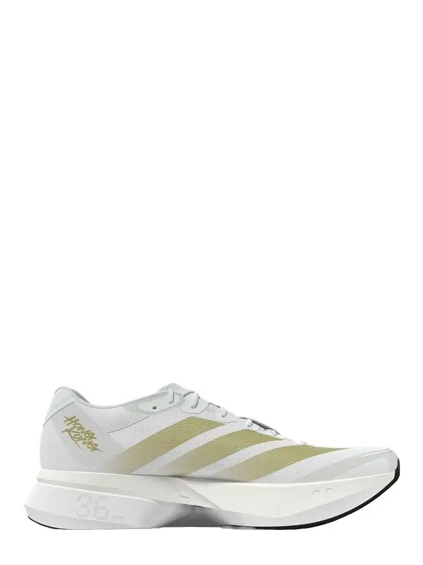 Adidas Adizero Boston 13 Hong Kong Sneakers - Cloud White/gold Metallic/aurora Plum