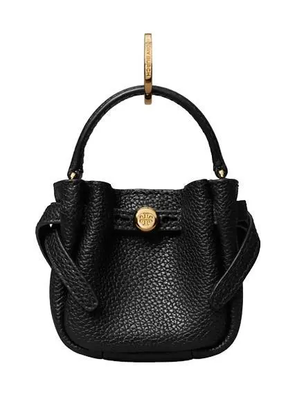 Tory Burch Romy Bucket Bag Charm - Black