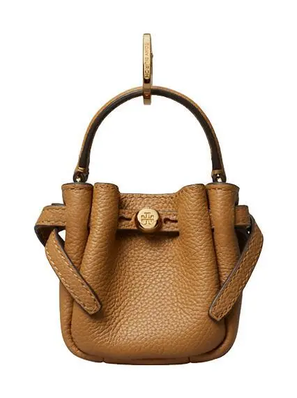 Tory Burch Romy Bucket Bag Charm - Tiramisu