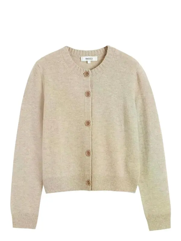 Chinti & Parker Crew-neck Cardigan - Neutrals