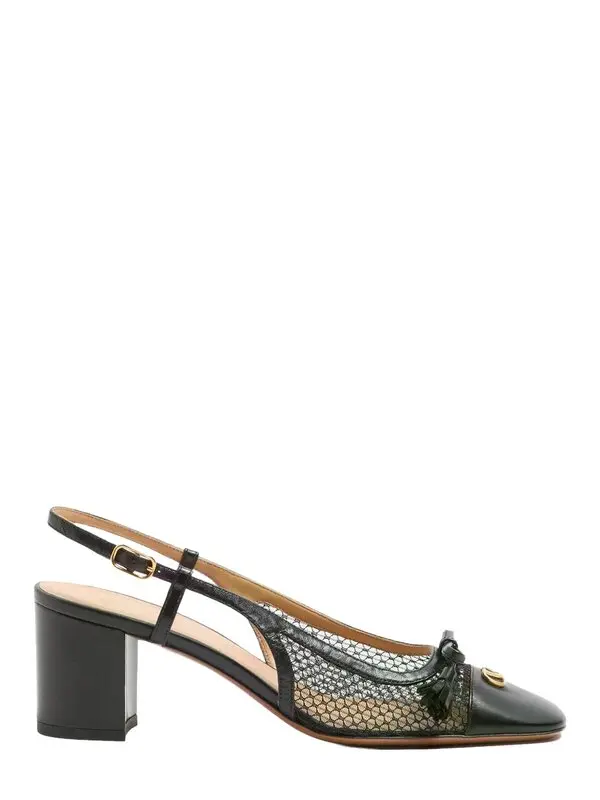 Valentino Garavani Valet Du Roi Slingback Pumps - Black