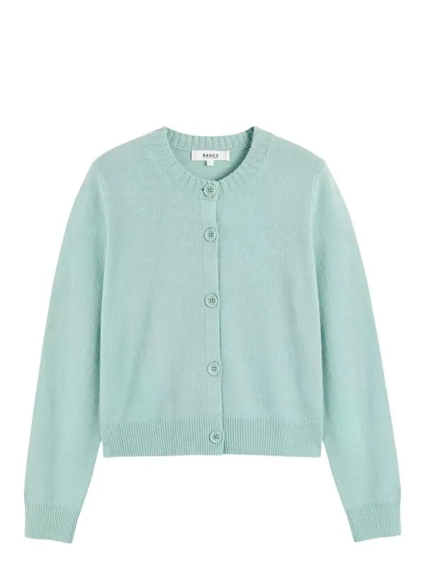 Chinti & Parker Crew-neck Cardigan - Green