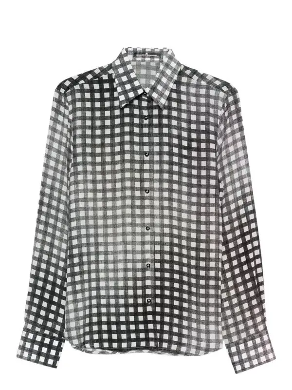 Ermanno Scervino Checkered Shirt - Black
