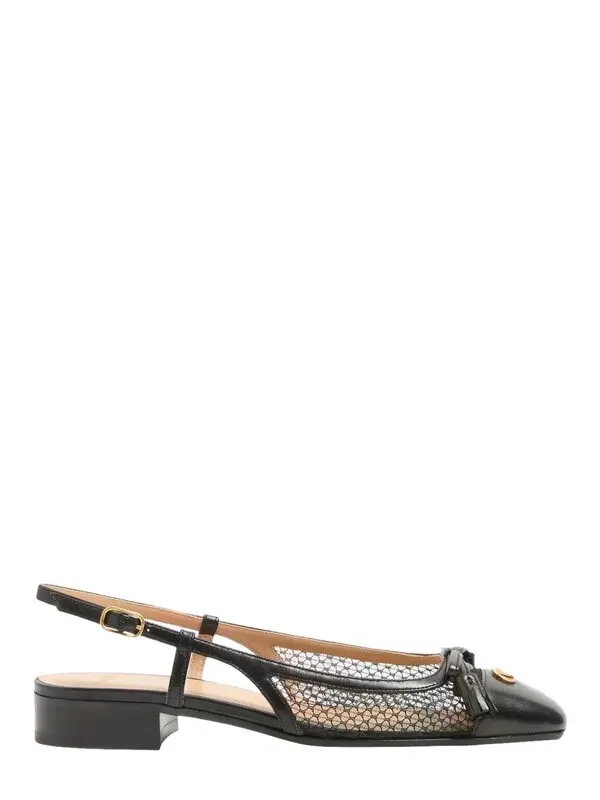 Valentino Garavani Vlogo Slingback Pumps - Black