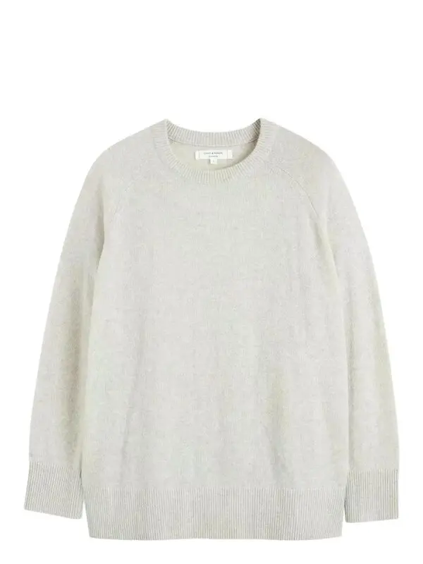 Chinti & Parker Cashmere Crew Neck Sweater - Neutrals