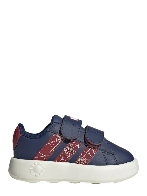 Adidas Grand Court Marvel Spiderman Sneakers - Dark Blue/active Maroon/off White