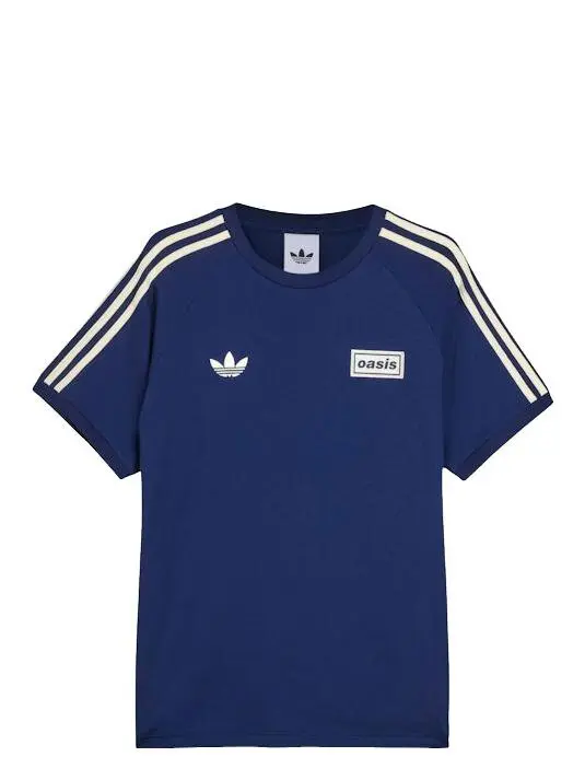 Adidas X Oasis Tour 3stripes T-shirt - Night Indigo/cream White