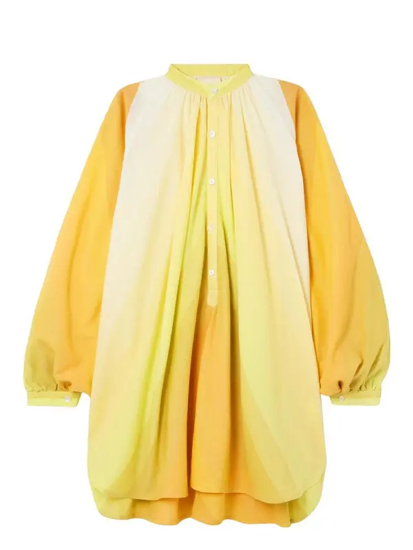MARRAKSHI LIFE Touareg Oversized Mini Dress - Yellow