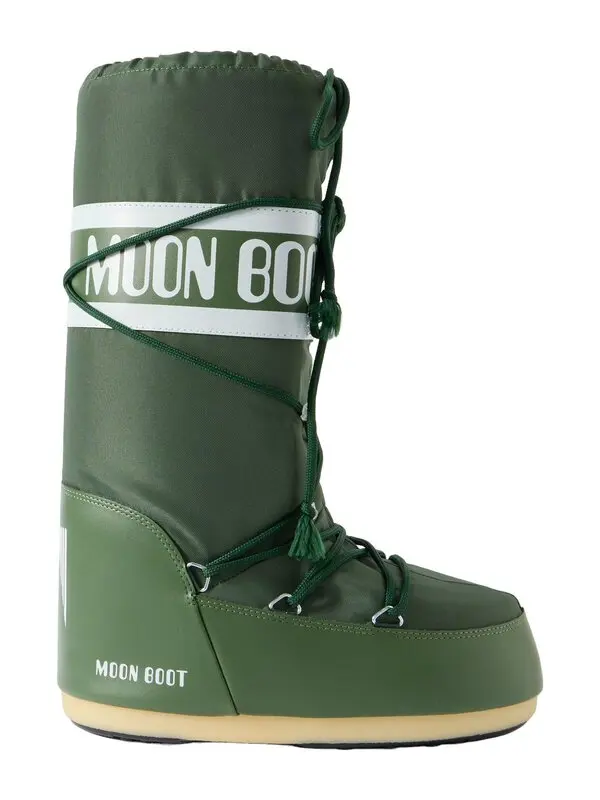 Moon Boot Icon Shell Snow Boots - Green