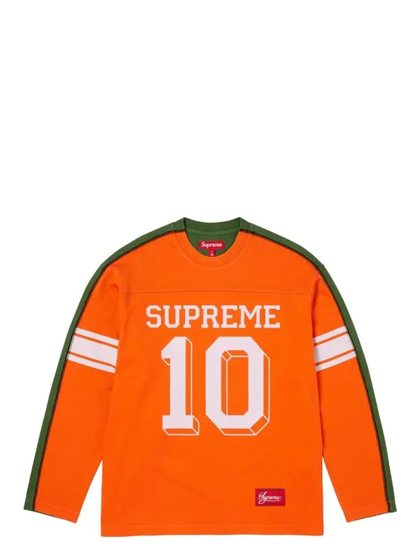Supreme Split Long-sleeve Top - Orange