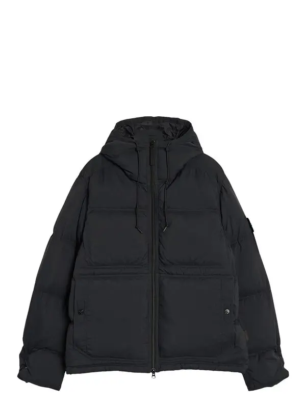 Stone Island Cordura Down Parka - Black