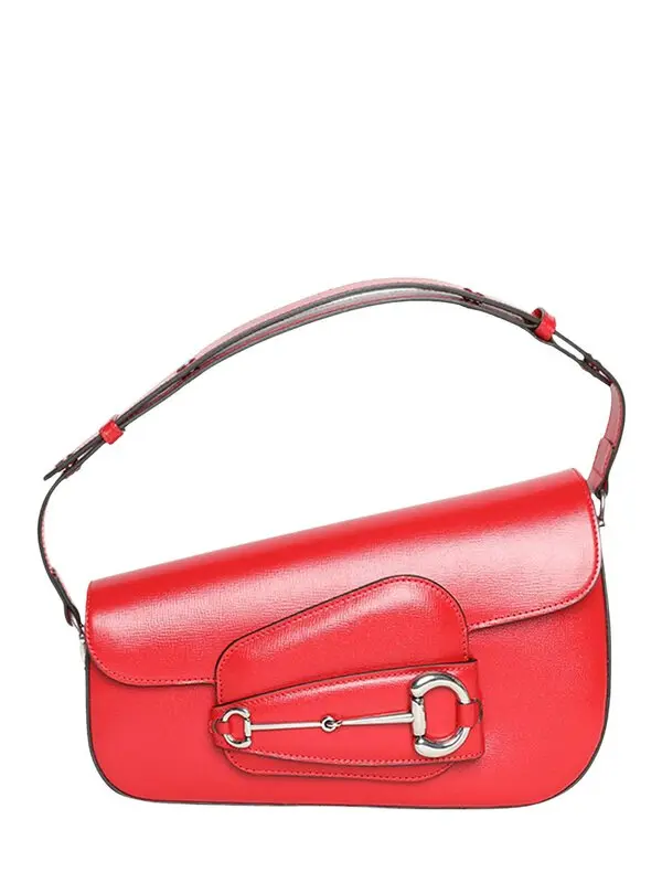 Gucci Horsebit 1955 Shoulder Bag - Red