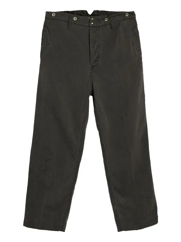 Visvim Damaged Pastoral High Waist Pants - Black