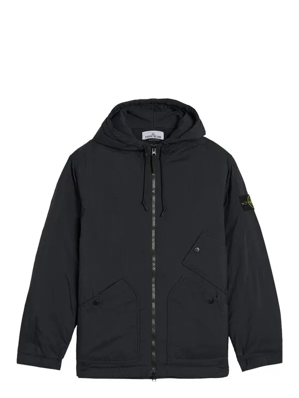 Stone Island Cordura Hooded Jacket - Black