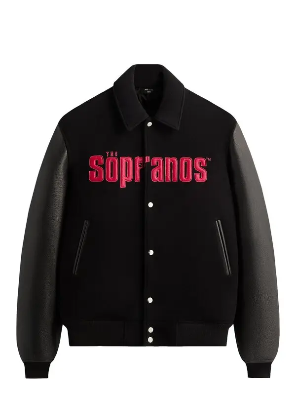 Kith For The Sopranos Varsity Jacket - Black