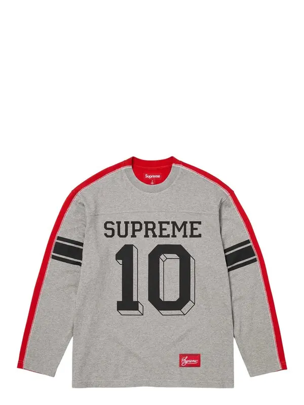 Supreme Long Sleeve Top - Grey