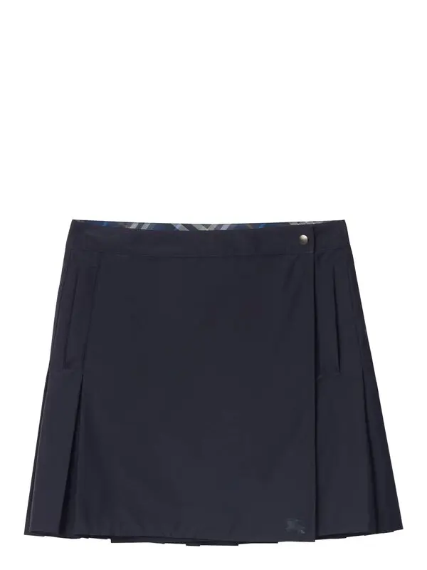Burberry Technical Water-resistant Mini Skirt - Blue