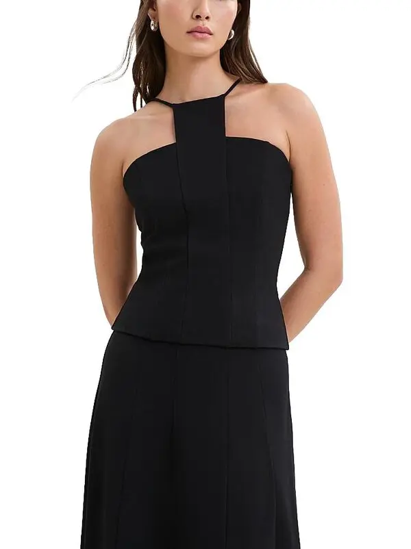 MARCELLA Bianca Top - Black