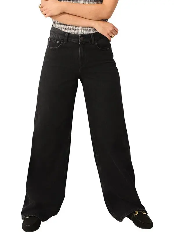 NEXT Wide Leg Jeans - Black