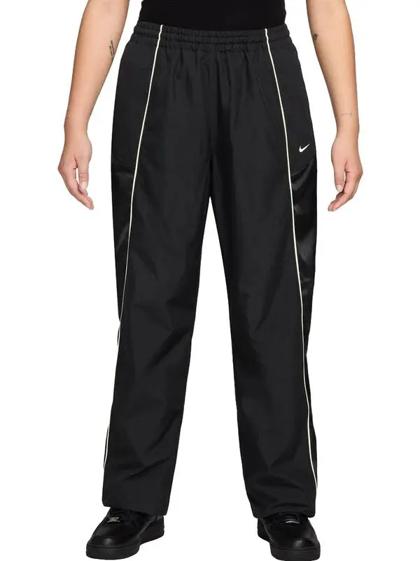Nike Water Repellent High-waisted Track Pants - 010 Black/sail