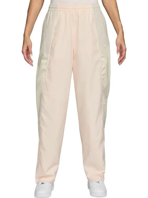 Nike Water Repellent High-waisted Track Pants - 103 Chalk/sail
