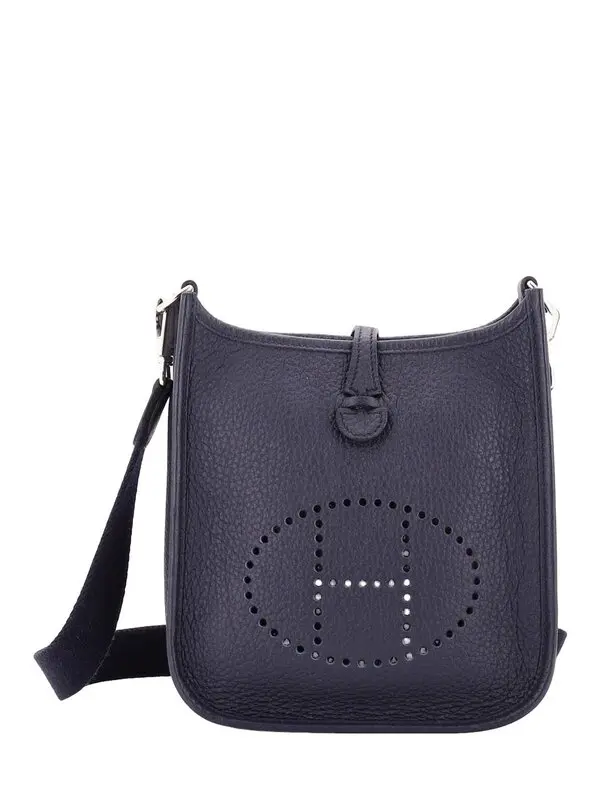 HERMES Evelyne Bag Gen Iii Clemence Tpm - Bleu Indigo