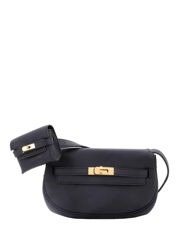 HERMES Kelly Moove Bag Swift - Noir