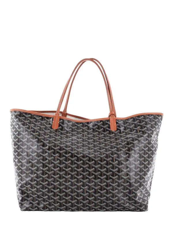 GOYARD Saint Louis Gm Tote Coated Canvas - Brown