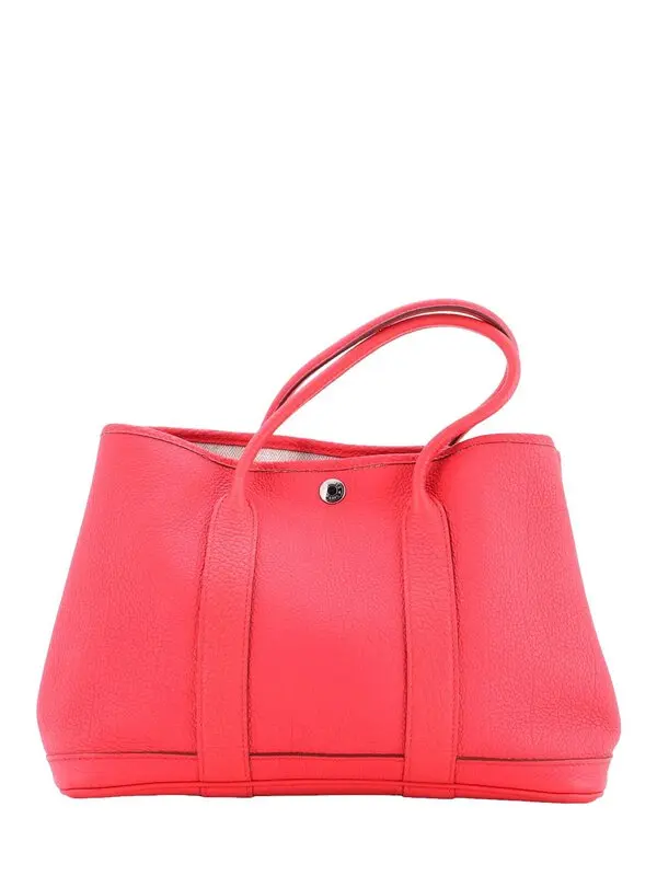 HERMES Garden Party Tote Leather 30 - Bougainvillier