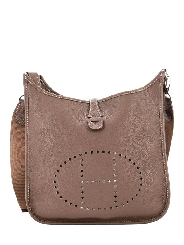 HERMES Evelyne Bag Gen Iii Clemence Pm - Etoupe