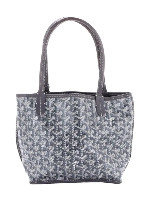 Goyard Anjou Reversible Mini Tote Coated Canvas - Gray
