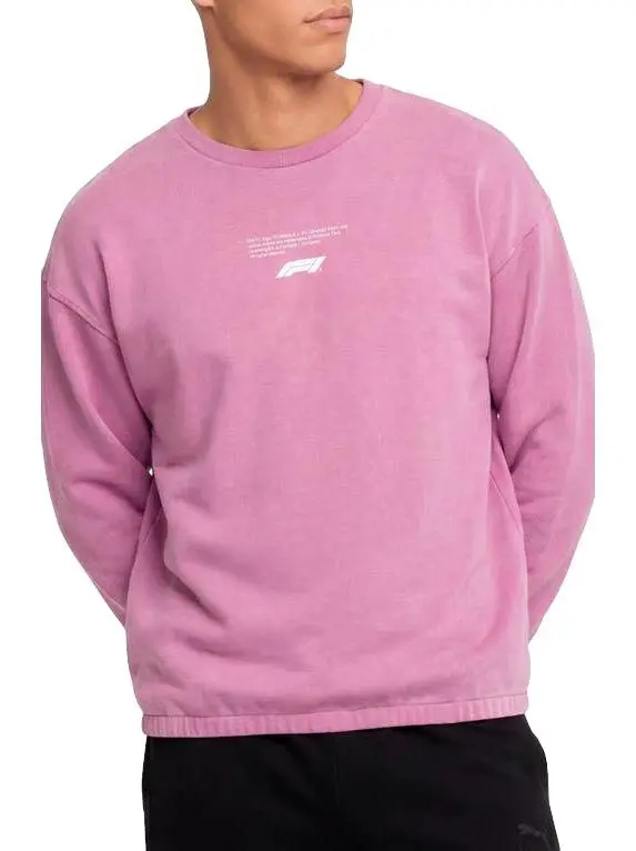 PUMA Formula 1® Sportswear Graphic Sweatshirt - Mauve Pop
